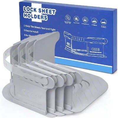 Heavy Duty Bed Sheet Holders Keep Sheets Tight Anti Slip