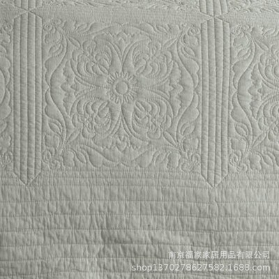 Elegant Life Solid Color Quilted Gray Air Conditioning Quilt