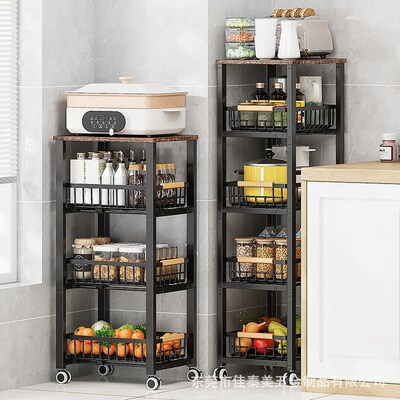 A Stackable Kitchen Joints And Storage Racks Floor-standing