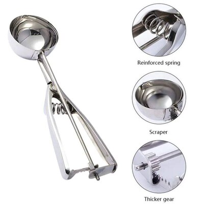 Simple Stainless Steel Digging Spoon Ice Cream Spoon Haagen