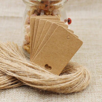 100pcs+100 hemp string 5*3cm new style retangular black /Kra