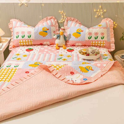 Cotton Bed Cover Three-piece Set Tatai Cotton Bed Sheet Cove