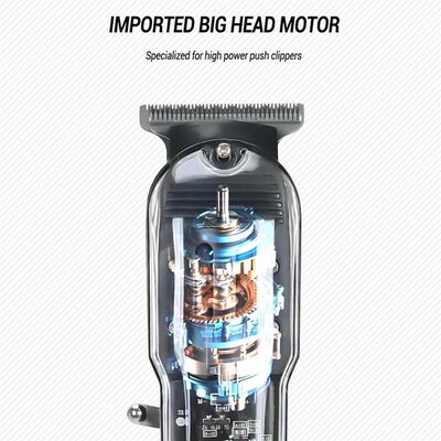 Professional Hair Clippers Rechargeable Hair Clipper Transpa