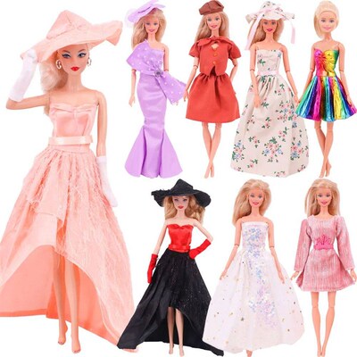 Barbies com capuz Dinner Party Suit, Barbies Vestido e Chap