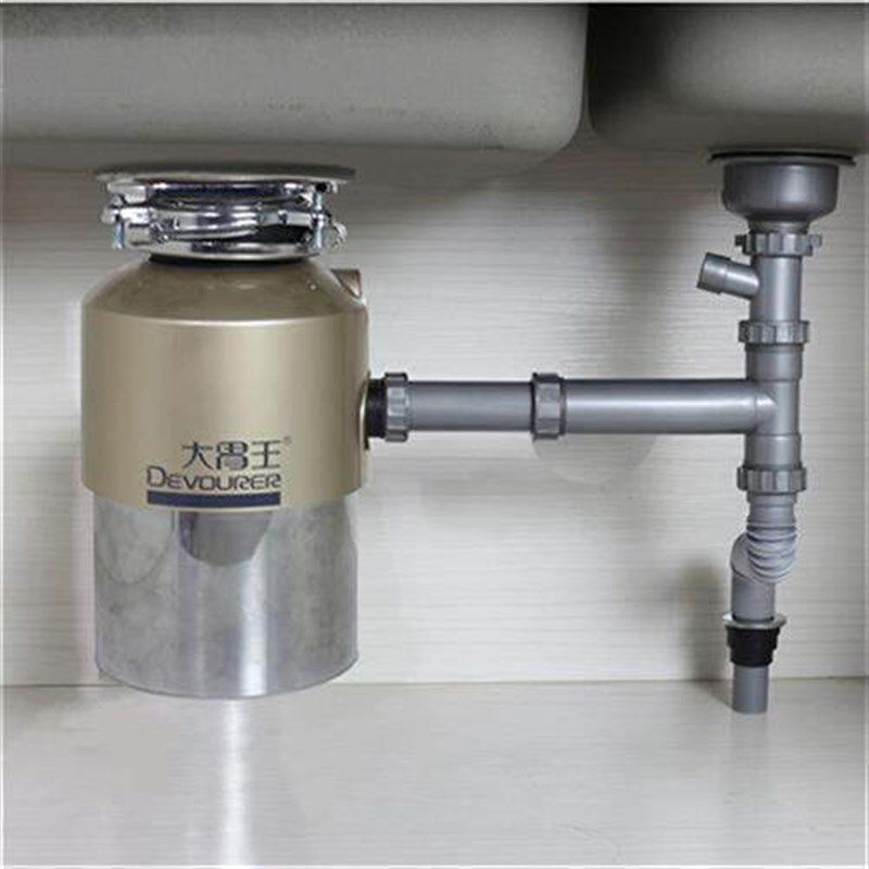 天力厨房厨余破碎机下水管 双槽排水管 垃圾处理器配件GR012C028