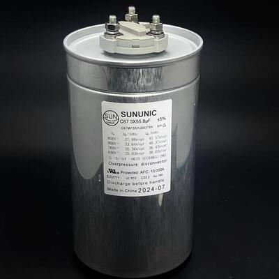原装 C67W155HJ00370N 3*55.8UF 850V 136*230 SUNUNIC 电容器