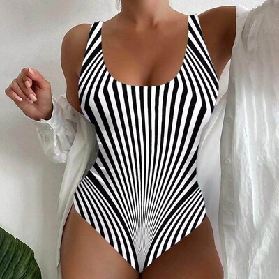 Hot cut swimsuit for women, one-piece coverage, slimming