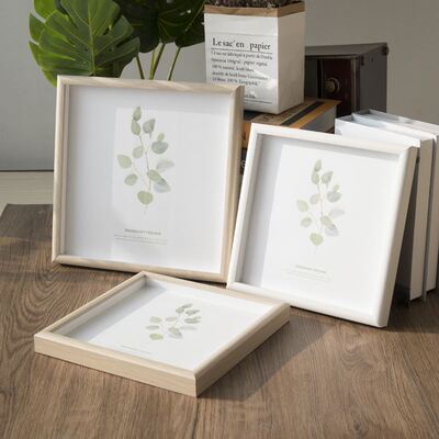 Nordic simple wooden photo frame square picture frames 相框