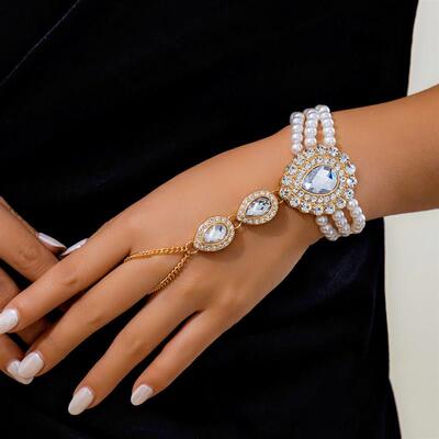 European American Fashion Jewelry Pearllike Diamondstudded G