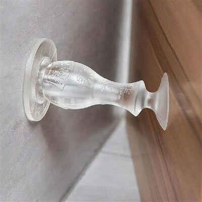 Strong Suction Self Adhesive Doorstop Silicone Door Stopper