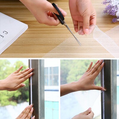 Indoor Insect Screen Anti Mosquito Net Customizable DIY Cust