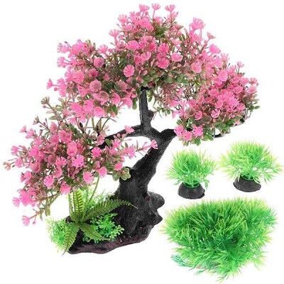 Fish Tank Greenery Decor Aquarium Decoration Artificial