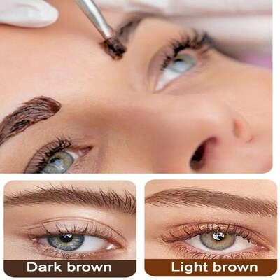 Professional Henna Eyelash Eyebrow Dye Tint 15-Minute Fast T