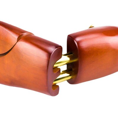 Repacego 1 Pair Guger-ree Adjutable Shoe ree Solid Wood Men
