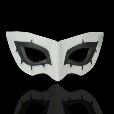 Half Face Mask Male Eye Mask for Persona  Hero Arsenal