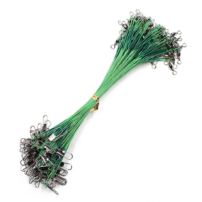 Aorace 20PCS Anti Bite Steel Fishing Line Steel Wire Leader