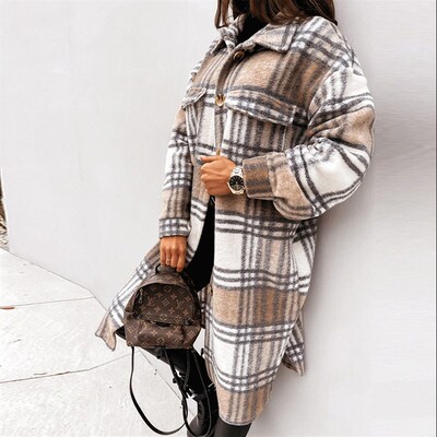 2022 Single Breasted nch Coat Fashion Long Autumn Winter
