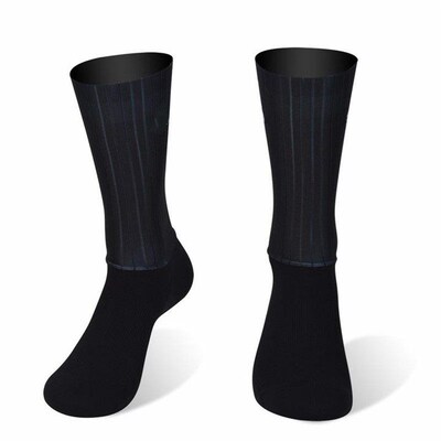 Anti Slip Silicone Summer Aero Socks Whiteline Cycling Socks