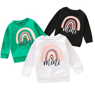 2-6 Yrs Baby Boys Sweatshirt Cotton Cartoon Fashion Girls Pu