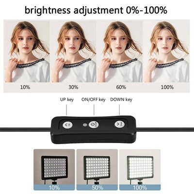 2-Pack Studio LED Video Light Sreaming Lights Computer Light