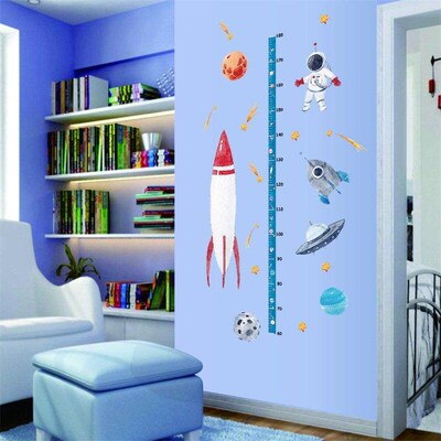 Space Rocket Height er Childrens Room Kindergarten Classroo