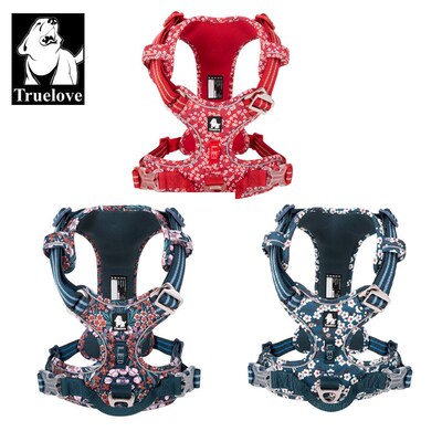 True love Hund Weste Dog Harness Nylon Hund Gurt und Leine S
