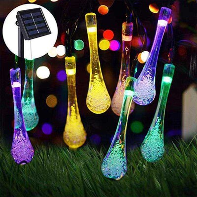 F5 50/100/200/500 LED Outdoor Solar Lamp LED String Lights F