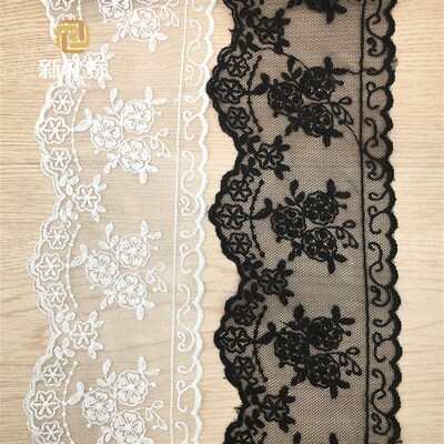 Milk silk embroidery bar code water soluble lace embroide