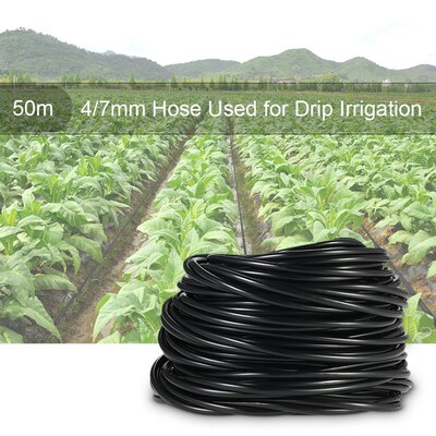 50m Watering Tubing Hose Pipe 4/7mm Drip Irrigation System
