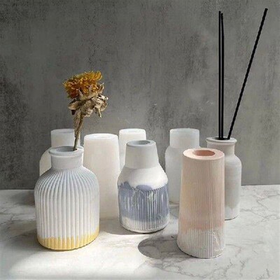 Home Crafts Planter Vases Silicone Molds for DIY Epoxy