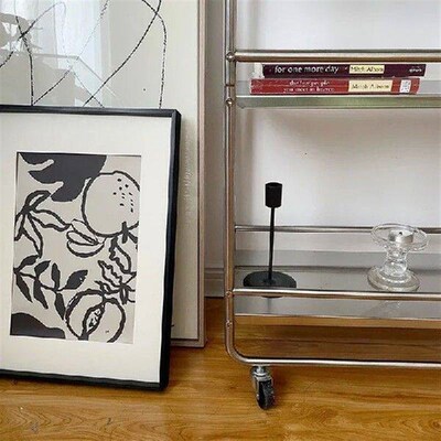 Auxiliary Cart with Wheels, Trolley Organizer, Kitchen