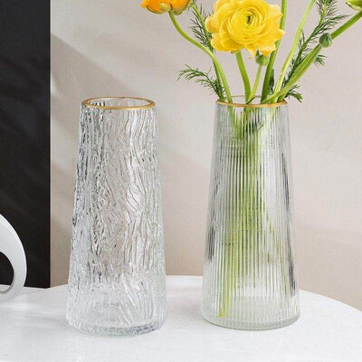 Vase furnishing articles flower arranging transparent glass