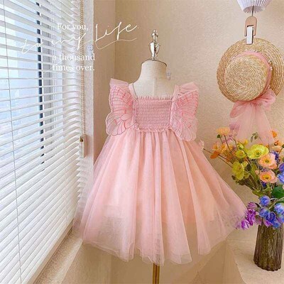 Girls Summer New Style Dress Childrens Western Style Girl