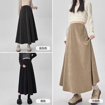 Pregnant Womens Half-length Skirt Autumn And Winter Maillar