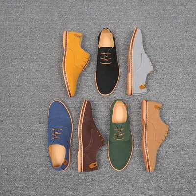 2023 Spring Suede Leather Men Shoe Oxford Caual Shoe Claic S