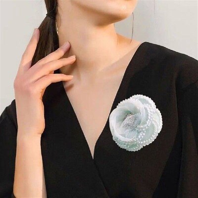 Fashion 5CM Brooch Pins Bow Handmade Nail Beaded DIY Sew