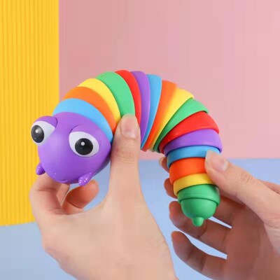 Colorful Slug Snail Seal Kawaii Transform Caterpillar Fidget