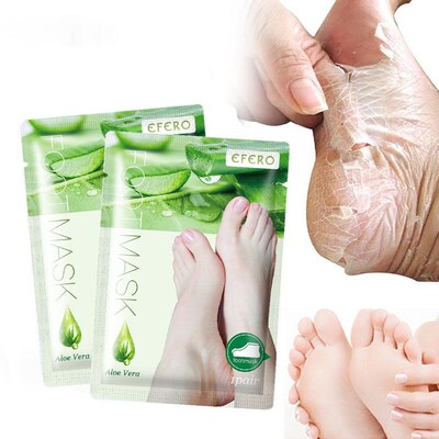 Aloe Vera Foot Mask Peeling for Legs Feet Mask Scrub Exfolia