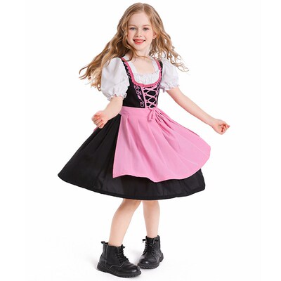 Halloween Costume Cute Children Beer Holiday Skirt Multicolo
