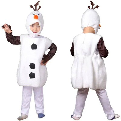 Santa Olaf New Year Cotume Kid Infant Cute Snowman Clothe Li