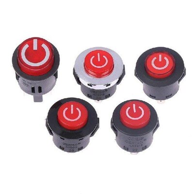 One Button Start Switch For Childrens Electric Car 3-pin
