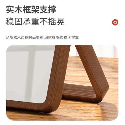 Dressing Table Mirror Home Desktop Large Foldable Portable D