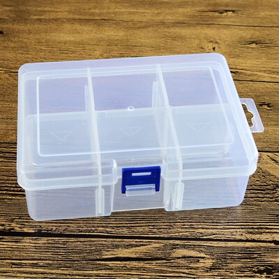 Multi Grids Plastic Detachable Storage Boxes Bins for Tools&