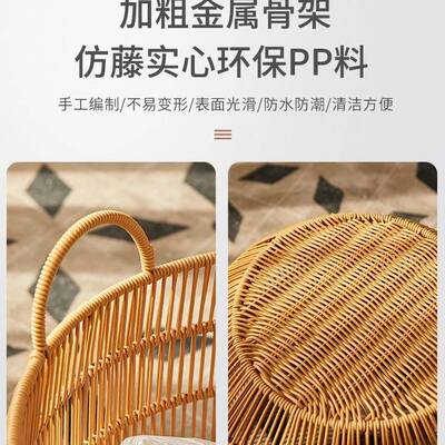 脏MBM仿藤编防店水脏衣篮卧室衣服收纳筐酒脏衣篓家用衣浴筐室收