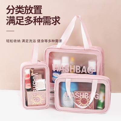 Portable Travel Wash Bag Female Transparent Waterproof Makeu