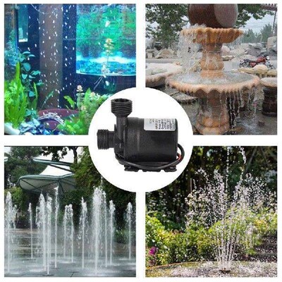 DC 12V/24V Submersible Water Pump Waterproof Immersible