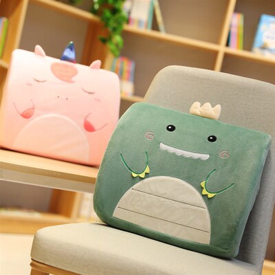 Memory Foam Lumbar Pillow Waist Office Chair Reading Back Cu
