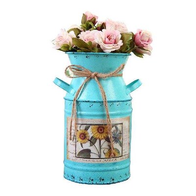 Plants Wedding Gift Craft Rural Style Flower Vase Pots Home