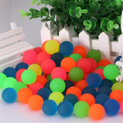 10pcs/lot Pets Toy Ball Colored Bouncing Ball Rubber Outdoor