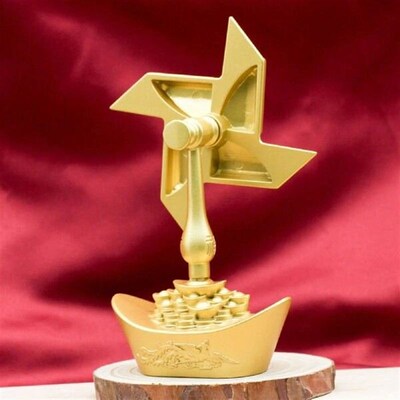 Ingot Sailboat Statue Fine Craftsmanship Centerpiece